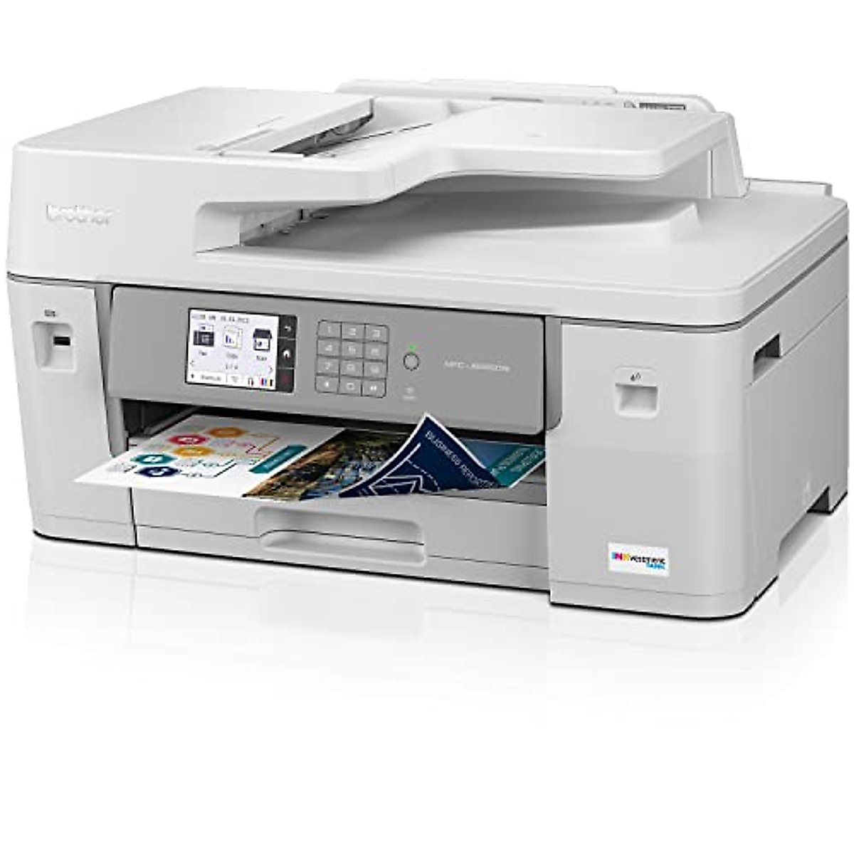 Brother MFC-J6555DW INKvestment Tank Color Inkjet All-In-One Printer with up to 1 Year of Ink In-box1 and 11” x 17” print, copy, scan, and fax capabilities