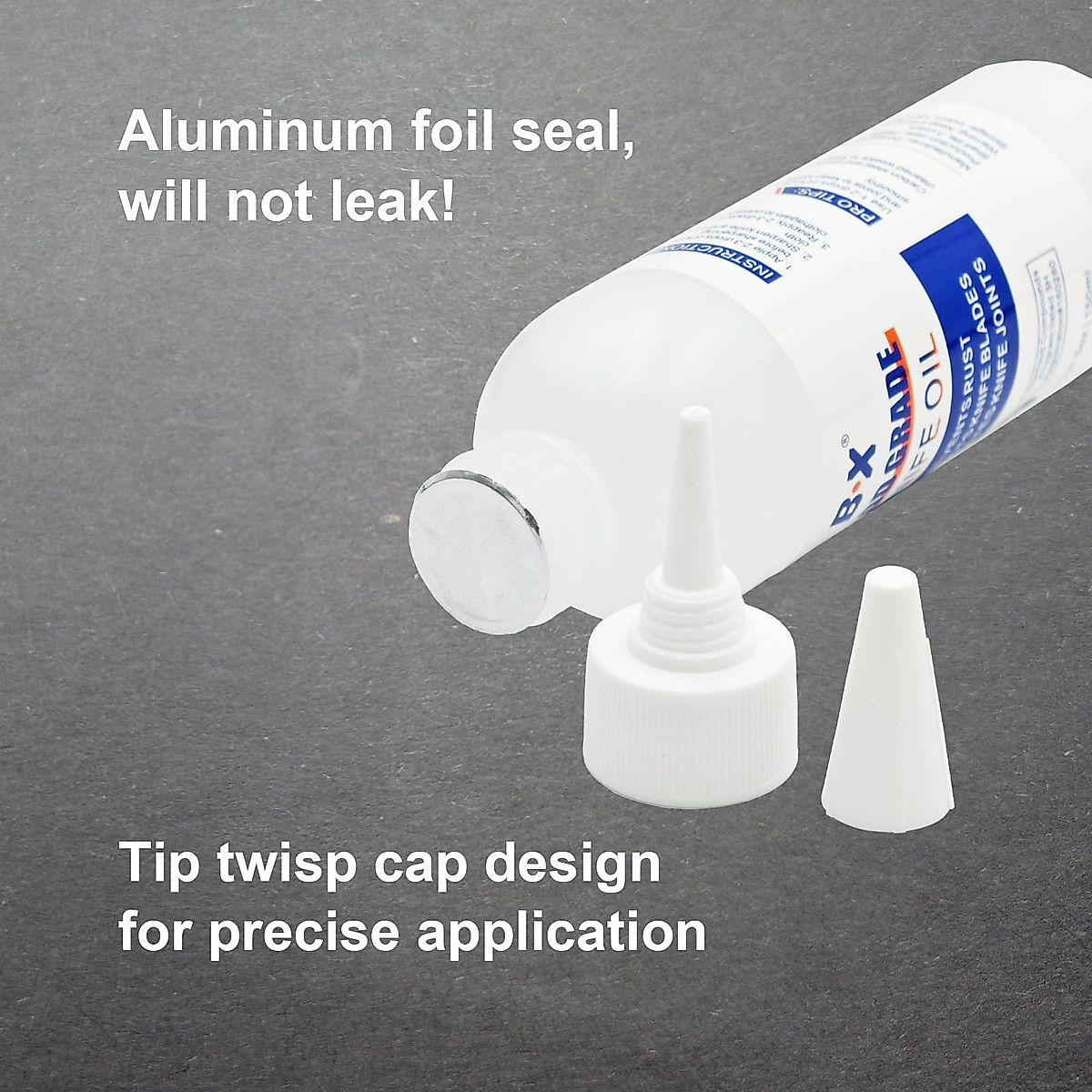 LewisCare Food Grade Chefs Knife Oil 5oz Prevent Knife Blade Rust,Protection ＆ Lubricant Knife Care Cleaning Set.