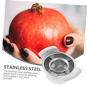SHOWERORO 1 Set Peeler bottle opener Stainless Steel Pomegranate Deseeder Stainless steel Pomegranate Peeler With Bowl Convenient Pomegranate Peeler peeling tool set manual peel peeled