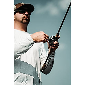 13 FISHING - Inception Slide Baitcast Reel - 8.1:1 Gear Ratio - Left Hand Retrieve (Fresh+Salt) - INSLD2-8.1-LH, Gray