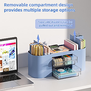 Magnetic File Holder, 4 Compartments Magnetic Paper Holder with Strong Magnetic Back, Magnetic Mail Organizer for Bill, Documents, Coupons, Mails, etc.