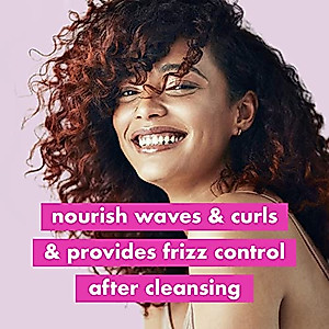 Love Beauty and Planet Wave and Curl Enhancer Conditioner Moisture and Bounce Hair Products for Waves and Curls Rice Oil and Angelica Essence 13.5 oz