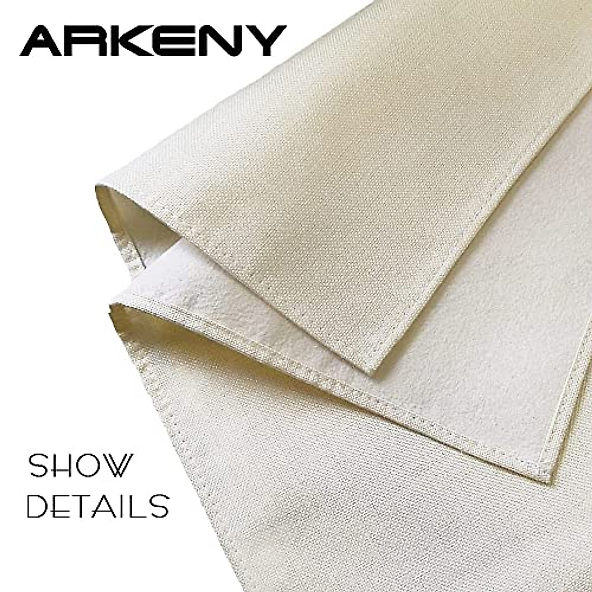 ARKENY Fall Thanksgiving Placemats 12x18 Inches Set of 4,Pumpkin Sunflower Seasonal Burlap Stripe Farmhouse Indoor Kitchen Dining Table Autumn Decoration for Home Party AP124-18