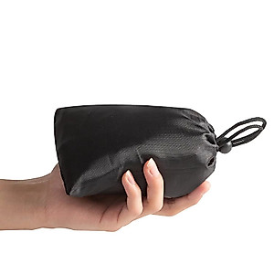 Makimoo Inflatable Travel Pillow, Neck Pillow Support for Traveling, Airplanes, Cars, and Offices with Compact Carrying Bag, Soft Velvet Washable Cover, Ideal for Adult Sleepers (Grey)