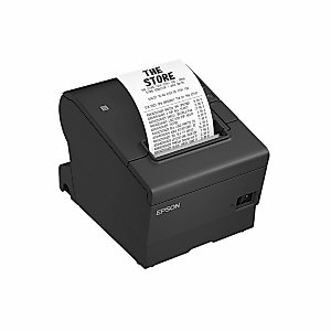 Epson TM-T88VII (112): USB, Ethernet, Serial, PS, Black, W126364539 (Ethernet, Serial, PS, Black TM-T88VII (112), Direct Thermal, POS Printer, 180 x 180 DPI, 500 mm/sec, 1.41 x)