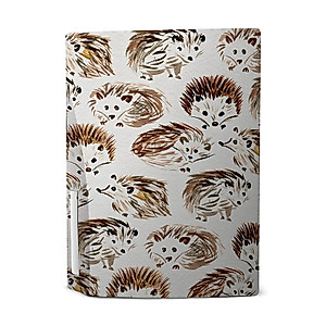Head Case Designs Officially Licensed Cat Coquillette Hedgehogs Art Mix Matte Vinyl Faceplate Sticker Gaming Skin Case Cover Compatible with Sony Playstation 5 PS5 Disc Console & DualSense Controller