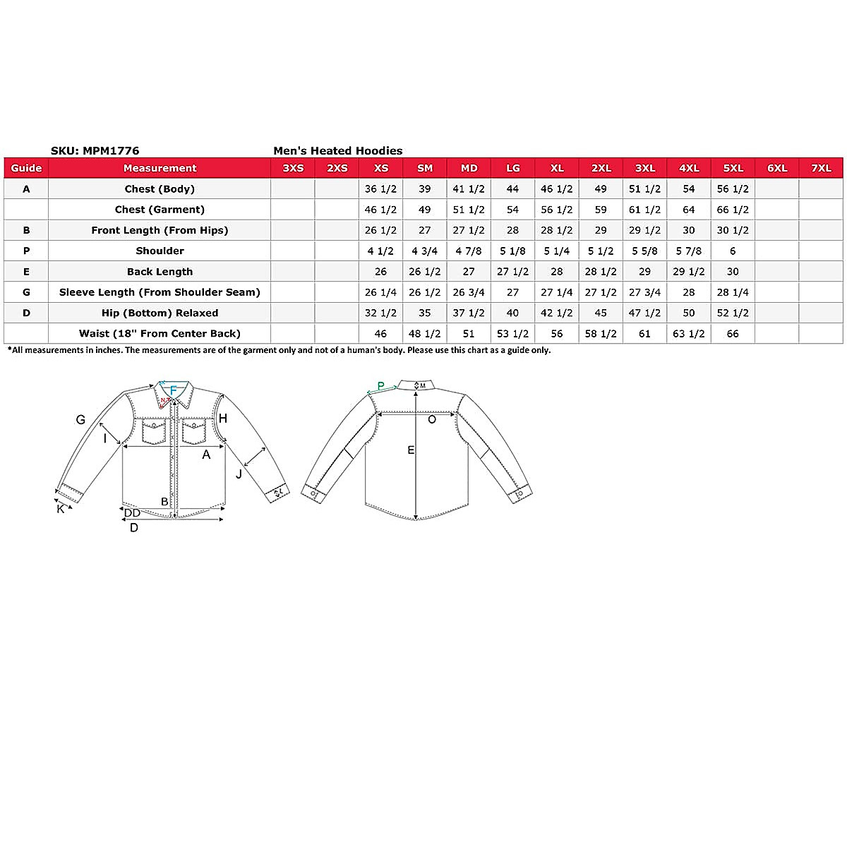 Nexgen Heat NXM1776SET Men's Camouflaged Heated Zipper Hoodies - Warming Camo Hoodie for Hunting w/Battery - XX-Large