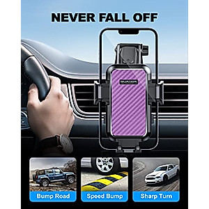 GUANDA TECHNOLOGIES CO., LTD. Cell Phone Stand, Desk Phone Holder, Upgraded Car Mount Phone Holder Dashboard Windshield