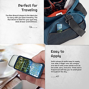 The Man Brand Aspen Solid Cologne for men 0.75 oz - Natural wax cologne - Redefined men's fragrances, Aspen Travel Size Cologne for men - natural mens cologne (3/4 Ounce (Pack of 1), Aspen)