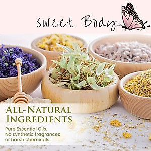 Sweet Body LAVENDER Soft & Fresh Women’s Body Mist, Fine Fragranced Body Perfume Misting Spray, Sensual light scent Fragrance, Hair & Body Spritz Essential Oils 4oz. (Lavender) Pack of 1