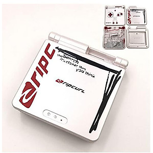 Full Housing Shell Pack Case Cover for GBA SP Gameboy Advance SP Shell Case with Buttons Kit (G)