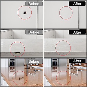 Tile, Granite and Marble Repair Kit(Color Match), 3.7 OZ Tub and Fiberglass Shower Repair Kit with Strong Adhesion, Porcelain Stone Repair Kit for Cracks, Holes, Chips, Scratches, Dents