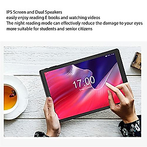 10 Inch Tablet Android 11, IPS HD Touch Screen 3GB RAM 64GB ROM Tablet PC, Octa Core Processor, 3G and 5G WIFI GPS Bluetooth Computer Tablet, 128GB Expand, Dual SIM, 6000mAh Battery, USB C Charge(US)