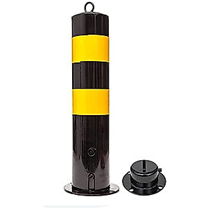 NOGRAX Parking Post, Parking Barrier, for Parking Lot Road Traffic Cones,Car Ground Lock, Parking Space Lock, Parking Pile, Ground Pile, Warning Column Parking