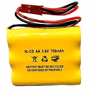 026-148 S/L 026148 CUSTOM-93 NNYXSB LPX70RWH NIC0553 ANIC0553 BNP3700B 41B020AD13301 Custom-93 3.6V 700MAH 900MAH Exit Sign Emergency Light NiCad Battery Replacement