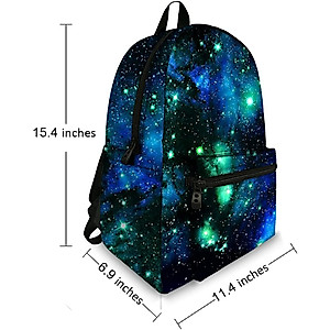 JeremySport Unisex TrendyMax Galaxy Pattern Grade Backpack for Elementary Kids (Galaxy 110)