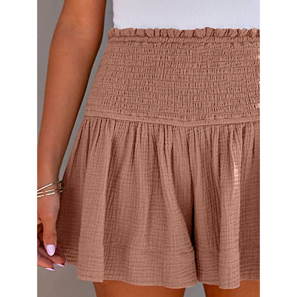 Trendy Queen Shorts Women Cute Beach Outfits Shorts High Elastic Plus Size 2023 Summer Clothes Shorts Vacation Outfits Shorts Clothing Pink