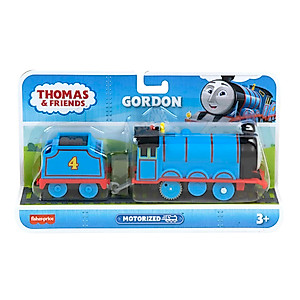 Thomas & Friends Motorized Toy Train Gordon Battery-Powered Engine with Tender for Pretend Play Preschool Kids Ages 3+ Years
