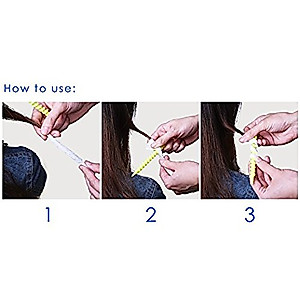 Coobar 35Pcs Plastic Barber Hairdressing Spiral Hair Perm Rod Salon Tool Durable