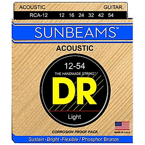 DR Strings Sunbeam - Phosphor Bronze AcousticRound Core 12-54