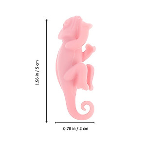 DOITOOL Drink Bottle Label 12pcs Silicone Wine Glass Markers Lizard Wine Glass Charms Animal Cup Charms Drink Markers Cup Rim Markers for Bar Party (Random Color) Martini Tumbler