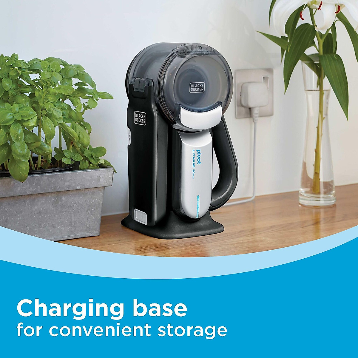 BLACK+DECKER 20V Max Handheld Vacuum, Cordless, Grey (BDH2000PL)