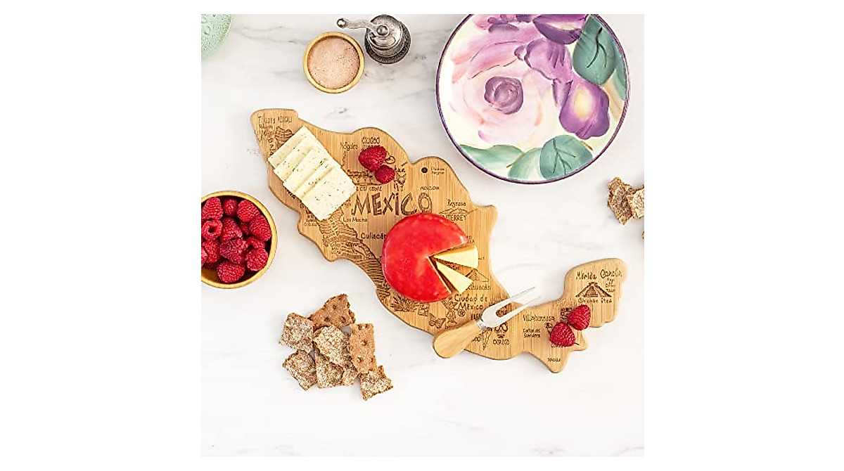 Mexico-Shaped Serving & Cutting Board | Unique Wall Decor & Gift