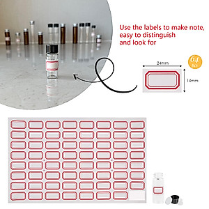 Cadbibe 4ml Clear Glass Vials with Screw Caps and Plastic Stoppers, 1 Dram Small Liquid Sample Vial, Leak-Proof Vial, 12PCS