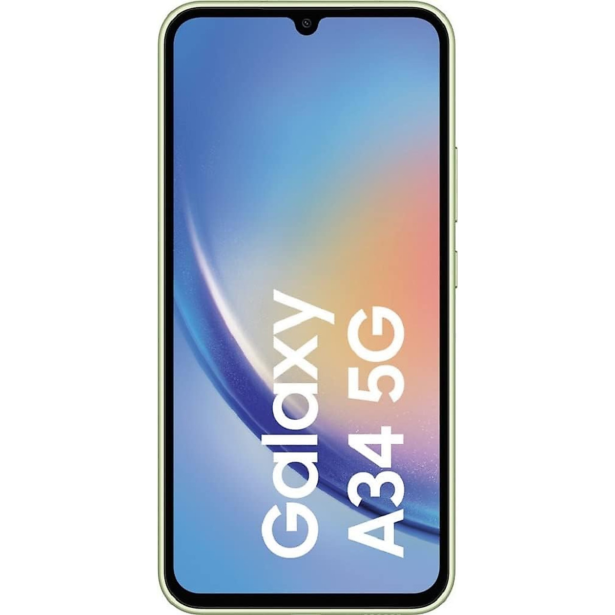SAMSUNG Galaxy A34 5G + 4G LTE (128GB + 6GB) Unlocked Latin America 1 Year Warranty (T-Mobile/Mint/Tello USA Market) 6.6" 120Hz 48MP Triple + (25W Wall Dual Charger) (Awesome Lime (SM-A346M))