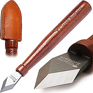 Clarke Brothers Marking Knife – Wood Marking Gauge – Premium Woodworking Tool with Double High Carbon Steel Blade – Quality Design with Ultra-Sharp Blade – Beautiful Wooden Handle