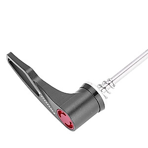 Dioche Bike Release Skewer Front Rear, Ti Axle & CNC Alloy Skewers for Mountain Bike Road Quick Release(100/130 -Black)