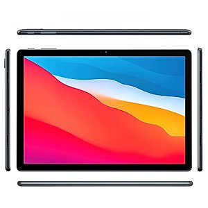 Dpofirs Tablet 10.5 Inch, 8GB 128GB Octa Core Tablet for Kids, 5G WiFi Dual 4G SIM 5.0, HD 1920x1280 IPS Touchscreen Tablet PC (US Plug)