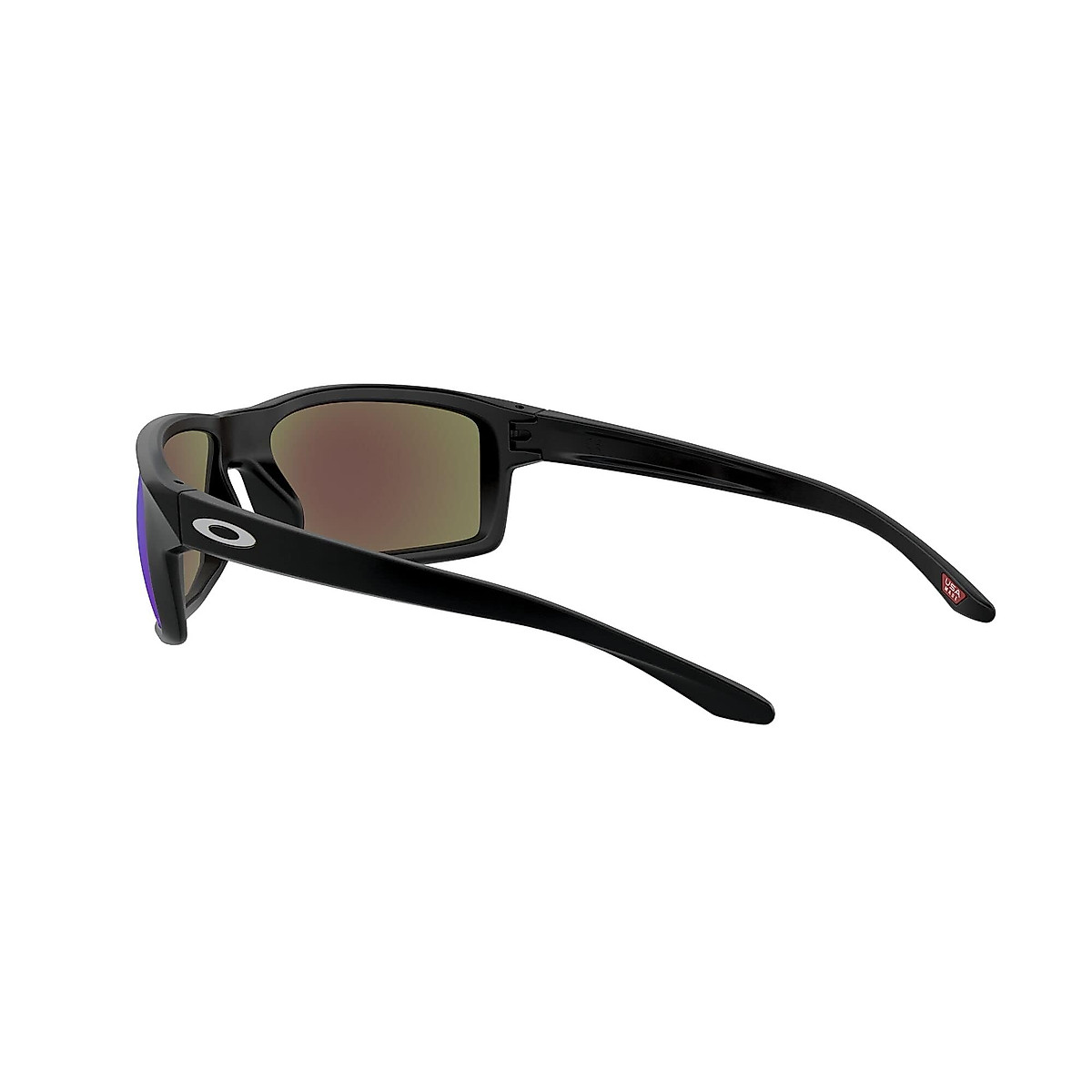Oakley Men's OO9449 Gibston Square Sunglasses, Matte Black Silver Icon/Prizm Sapphire Iridium Polarized, 60 mm