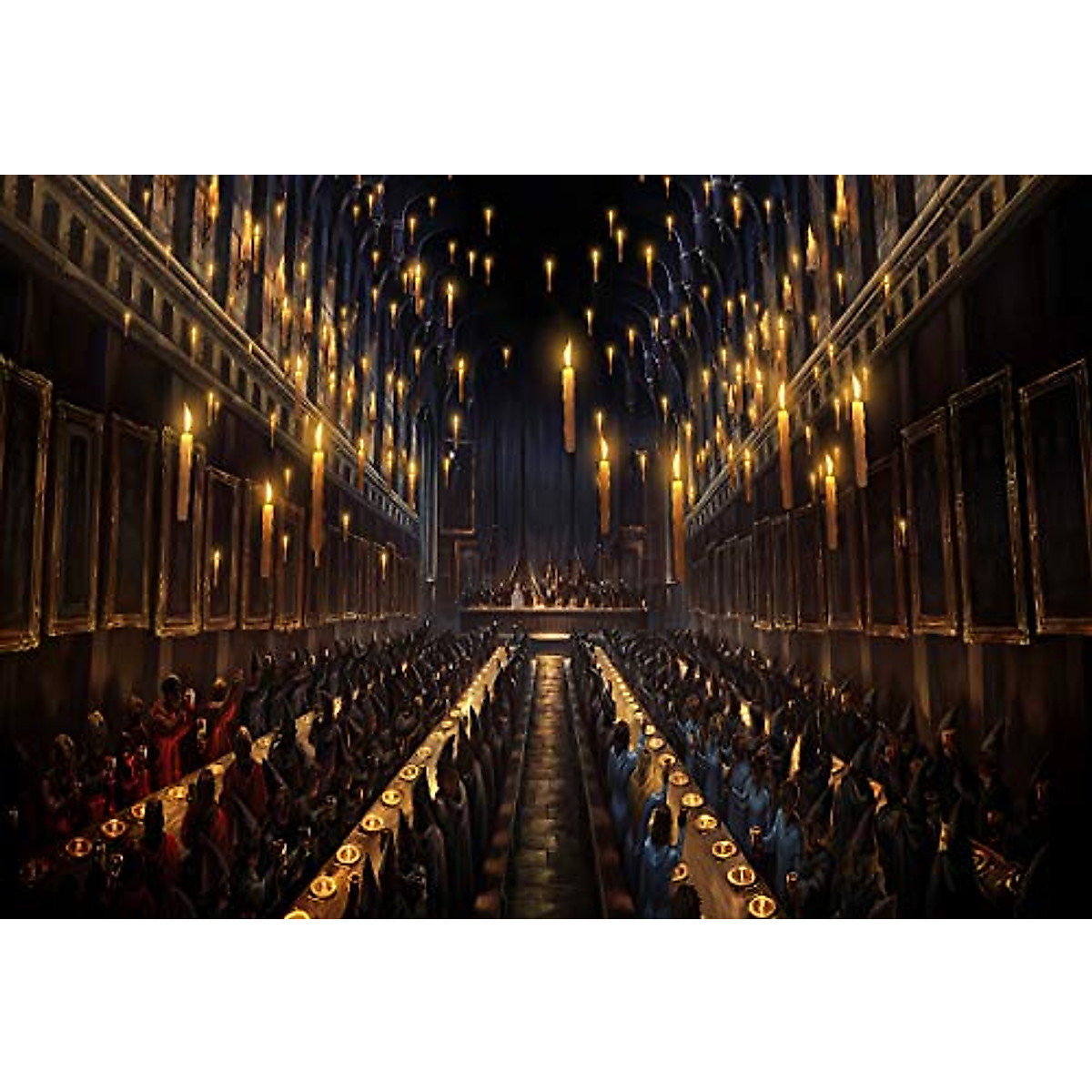 7x5ft Magic Castle Witch Wizard School Photography Backdrop Hall Candles Church Photo Studio Background for Room