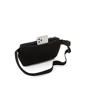 TUMI Voyageur Loha Slim Hip Bag - Waist Pack for Women & Men - Premium Fanny Pack Bag - Black & Gunmetal Hardware