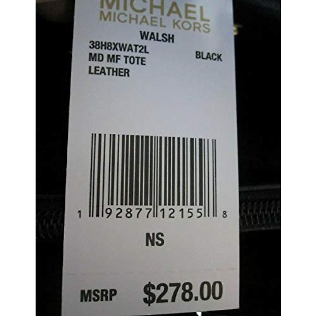 Michael Kors Walsh Medium Multifunction (MF) Saffiano Leather Tote - Black