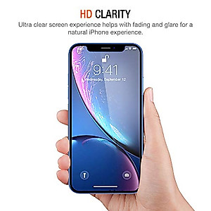 Trianium Tempered Glass Screen Protector Designed for Apple iPhone 11 (2019) / iPhone XR (2018), 3 Pack HD 0.25mm Glass 9H Film (w/Alignment Case Tool included)