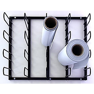 Vinyl Roll Wall Mount Storage Rack -20 Rolls