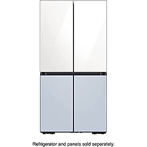 SAMSUNG RAF18DUU35 BESPOKE 4-Door Flex(TM) Refrigerator Panel in White Glass - Top Panel