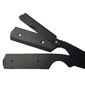 jegwar Premium Professional Classic Straight Edge Barber Razor +100 BLADES - Salon Quality Cut Throat Shavette