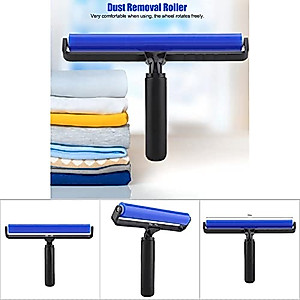 Roller, Silicone 150°C Melting Point Anti Static Wear Resistant Film Roller High Elasticity for Office for Living Room(12 inches)