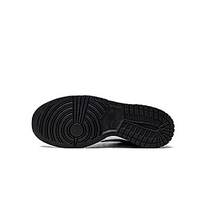 Nike Boy's Youth Dunk Low GS shoe, Wolf Grey/Dark Obsidian, 7 Big Kid