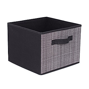 Internet's Best Hanging Closet Organizer with Drawers - 6 Shelf - 3 Drawers - Clothing Sweaters Shoes Accessories Storage - College Dorm Essential - Grey