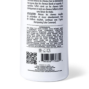 PETER COPPOLABlondest Purple Shampoo For Blonde Hair - Sulfate Free Shampoo Hair Toner Eliminates Brassy Yellow Tones In Blonde, Silver And White Hair - Strengthens Processed And Dry Hair (12 Fl Oz)