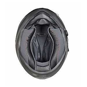 TORC T15B Bluetooth Integrated Full Face Motorcycle Helmet With Graphic (Gloss Black Captain Shadow,Medium)