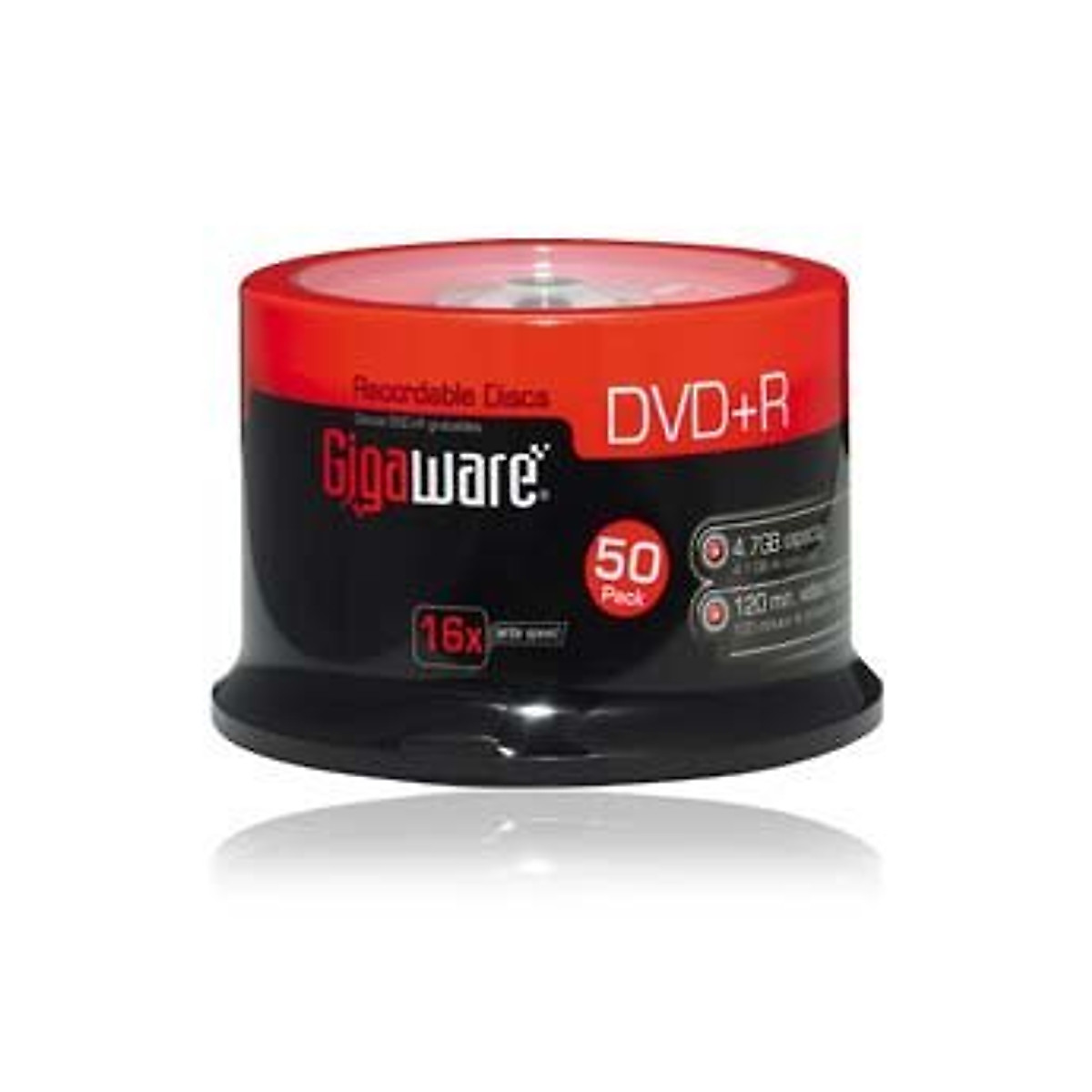 Gigaware 16x DVD+R Spindle (50-Pack)