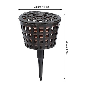 Alvinlite Fertilizer Basket Fertilizer Mesh Baskets Planting Nutrition Cups with Cover Garden Fertilizers with Lid for Osmocote Orchid Bonsai Flower Plant(50PCS)