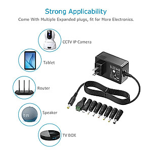 Belker 5V 2A 1.5A 1A AC Adapter Wall Charger Power Adapter Supply for TV Box Tablet Router More 5V Devices