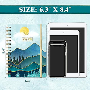 Planner 2024-2025 - Planner/Calendar 2024-2025, Jul.2024 - Jun.2025, 2024-2025 Planner, 6.3" x 8.4", 2024-2025 Planner Weekly and Monthly, Flexible Cover, Perfect for Life Organizing