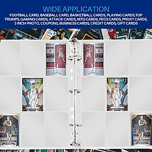 PERFORMORE 9-Pocket Trading Card Binder Sleeves for 3 Ring Binders | Yugioh, Baseball, Pokemon, Sports Card Page Protector Sheets | Plastic Top Loader Pages (25 Pack)